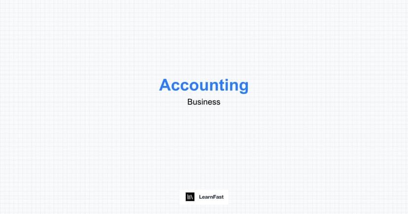 How to Learn Accounting - Complete 2025 Guide | LearnFast