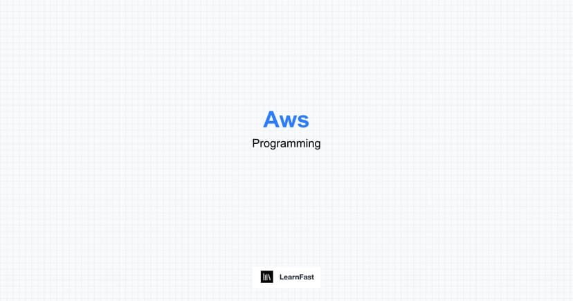 How to Learn Aws - Complete 2025 Guide | LearnFast
